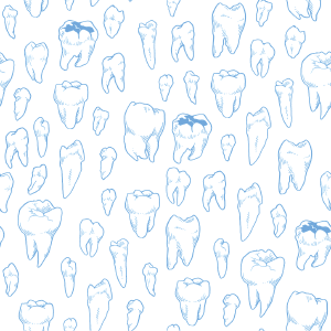 Teeth Repeat Pattern [Paid] - CLIP STUDIO ASSETS