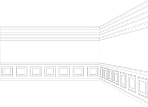 Decorative wall convex line Image Collection Corner - CLIP STUDIO ASSETS