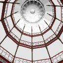 Central circular atrium building - CLIP STUDIO ASSETS