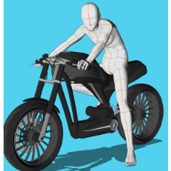 Motorcycle_Poses_01 - CLIP STUDIO ASSETS