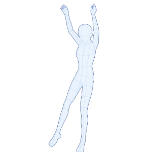 떨어지는 포즈 수집 - CLIP STUDIO ASSETS